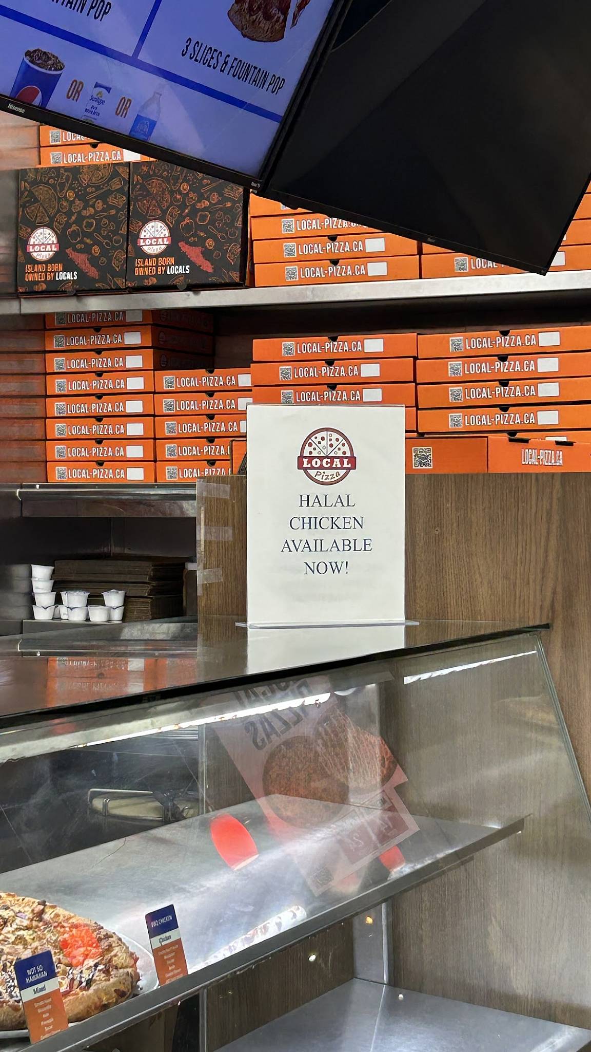 Menu at LOCAL Pizza restaurant, Duncan
