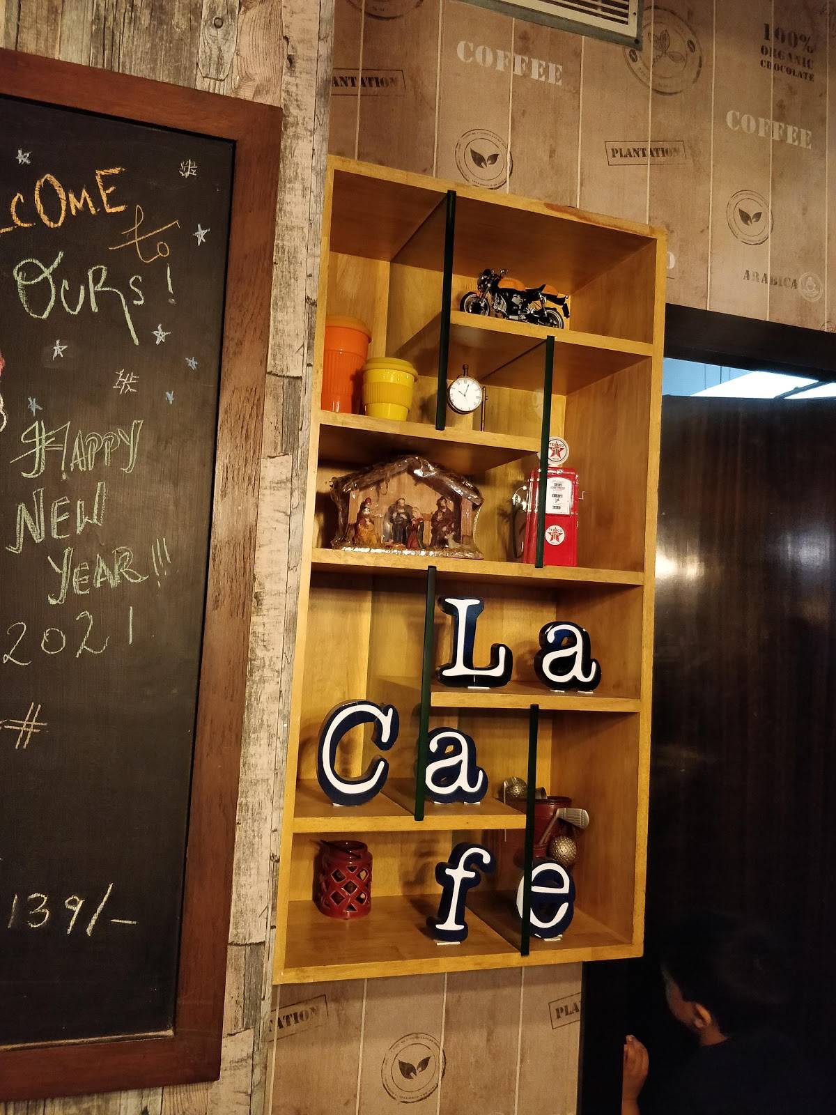 Menu at La Cafe, Coimbatore
