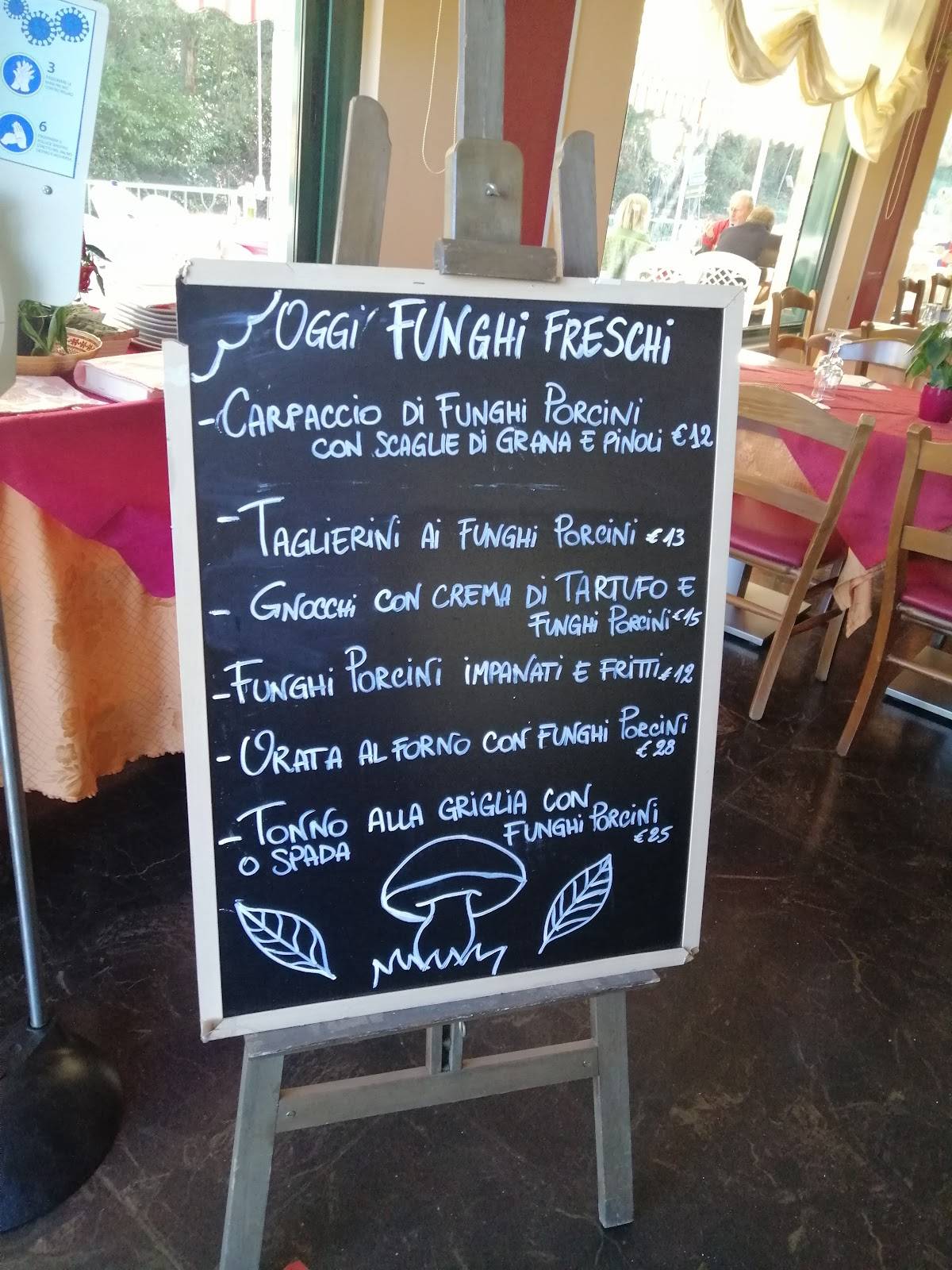 Menu da "La Colletta" Ristorante, Arenzano, Via Francia