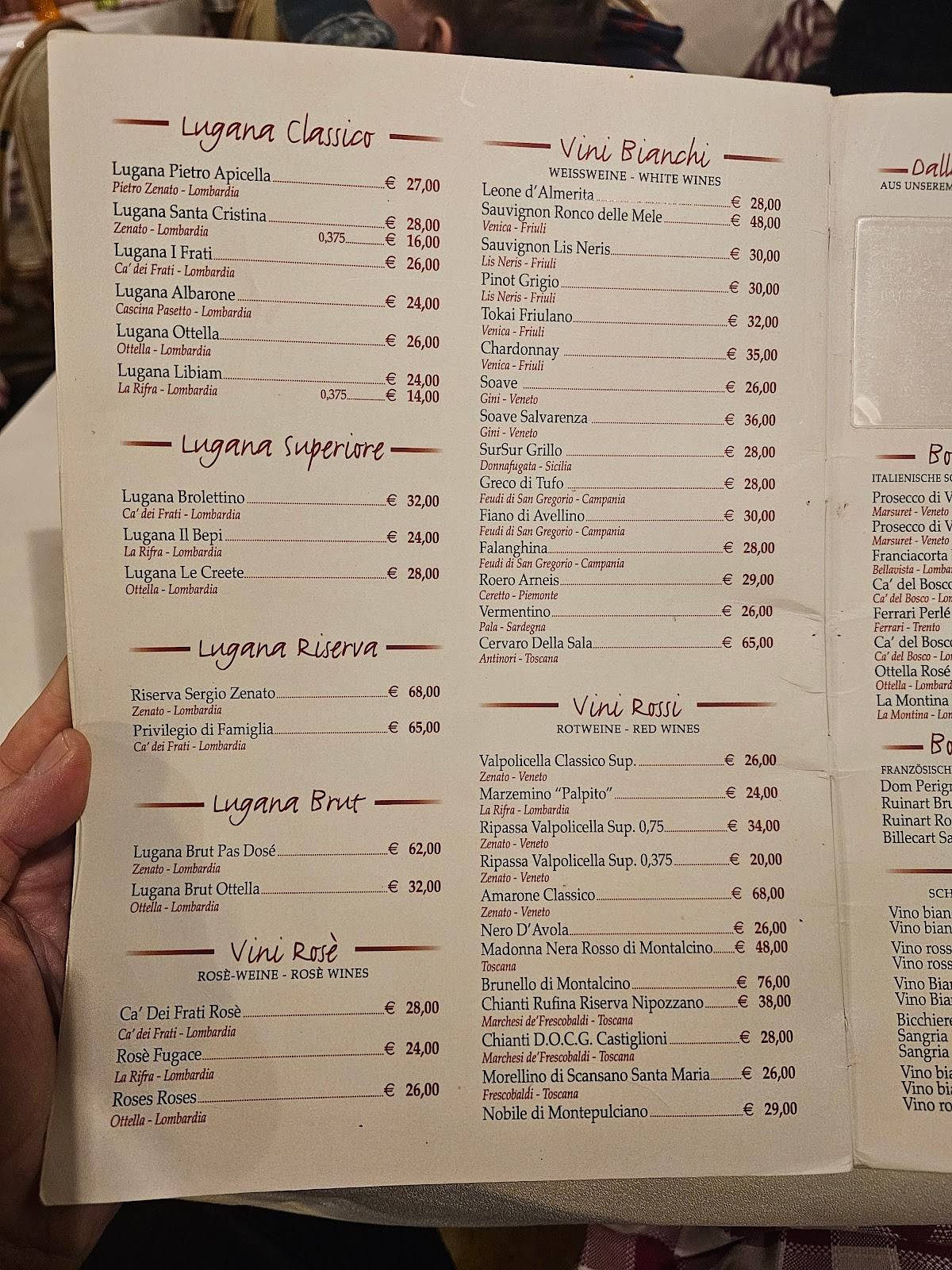 Menu da La Foresta Ristorante, Sirmione