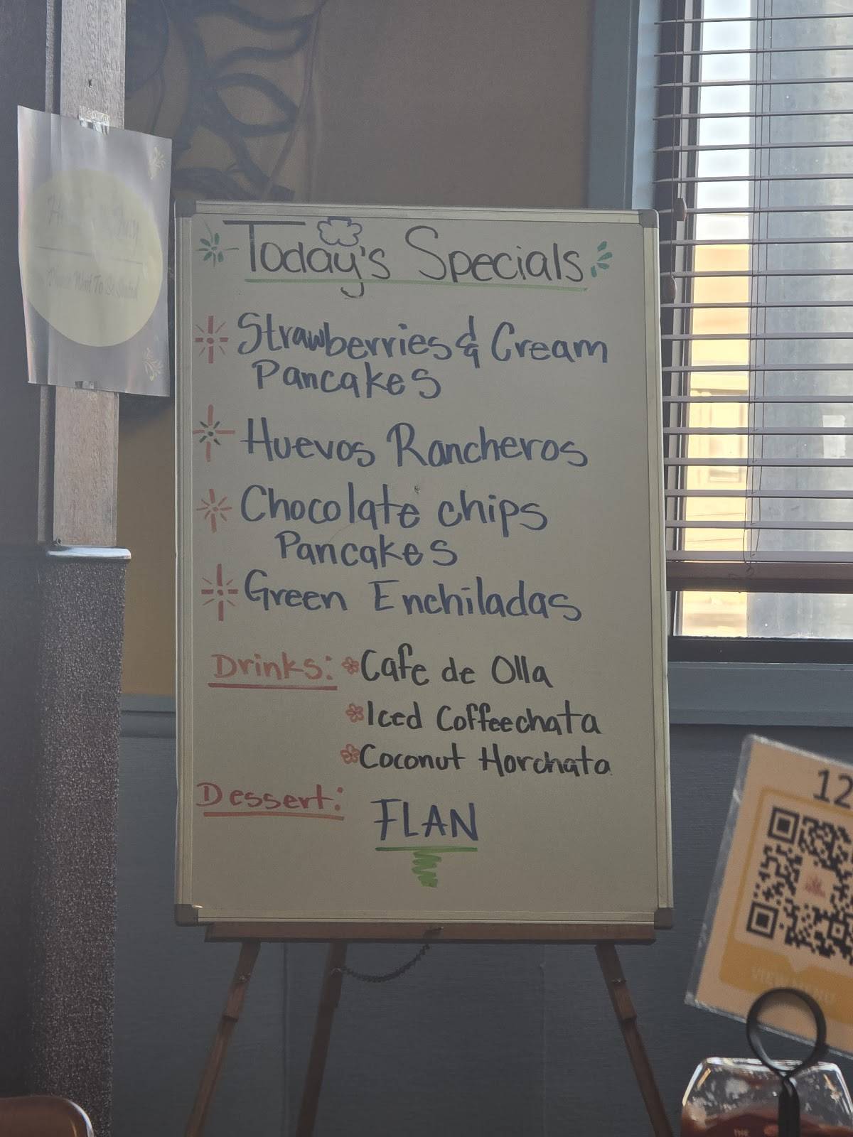 Menu at La Morena Good Morning restaurant, Sioux City