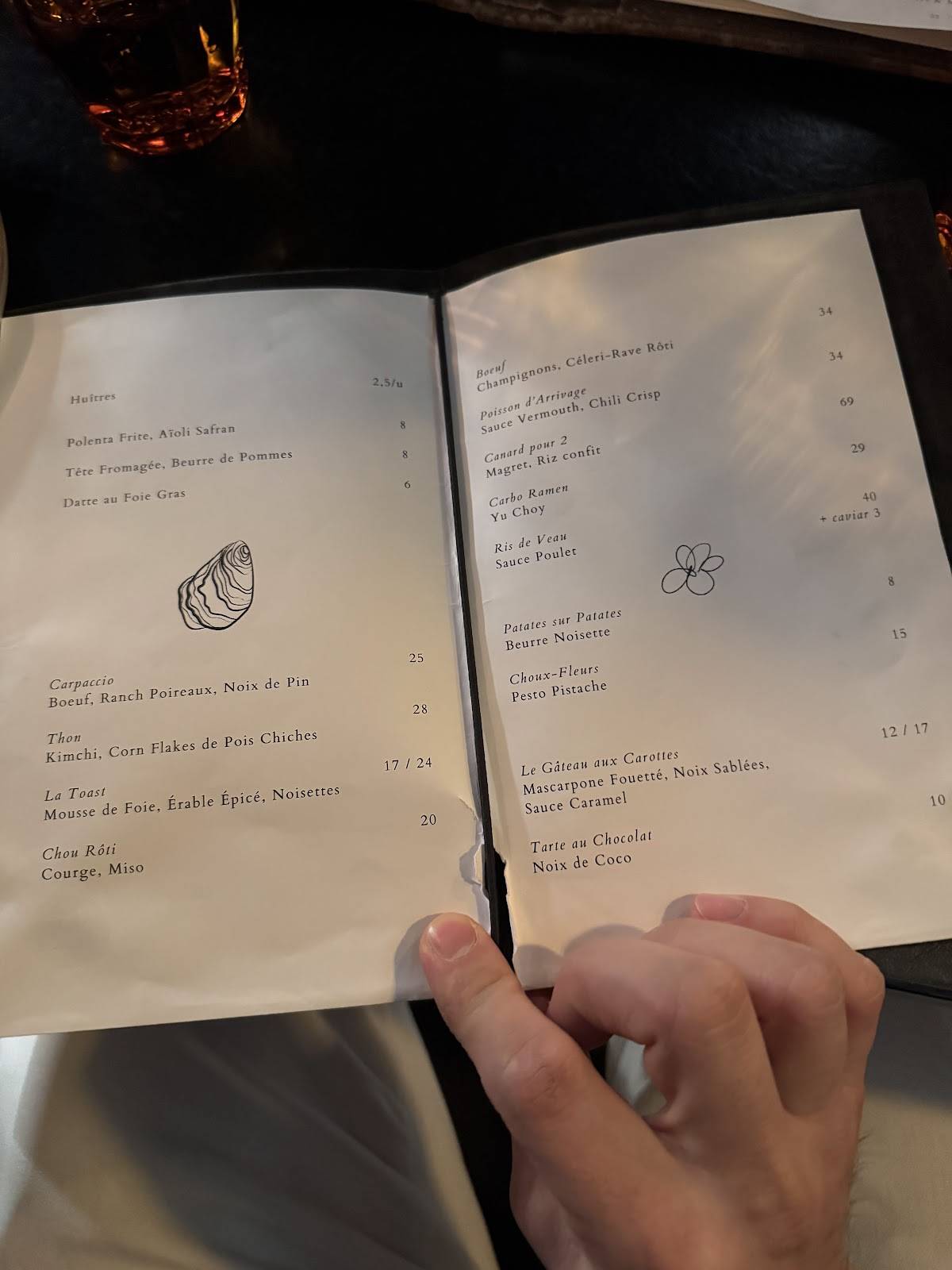 Menu at La Planque pub & bar, Québec City, 3e Ave