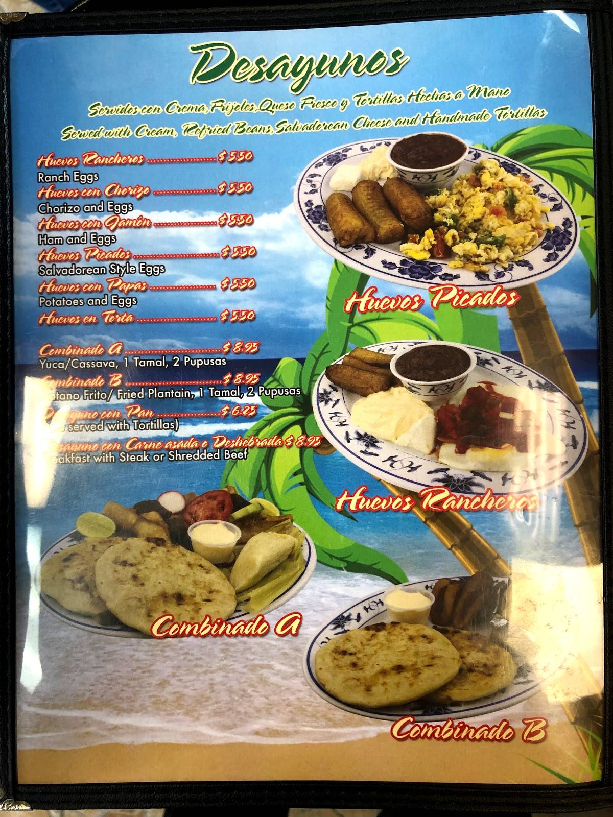 Menu at La Union restaurant, Houston, Wilcrest Dr