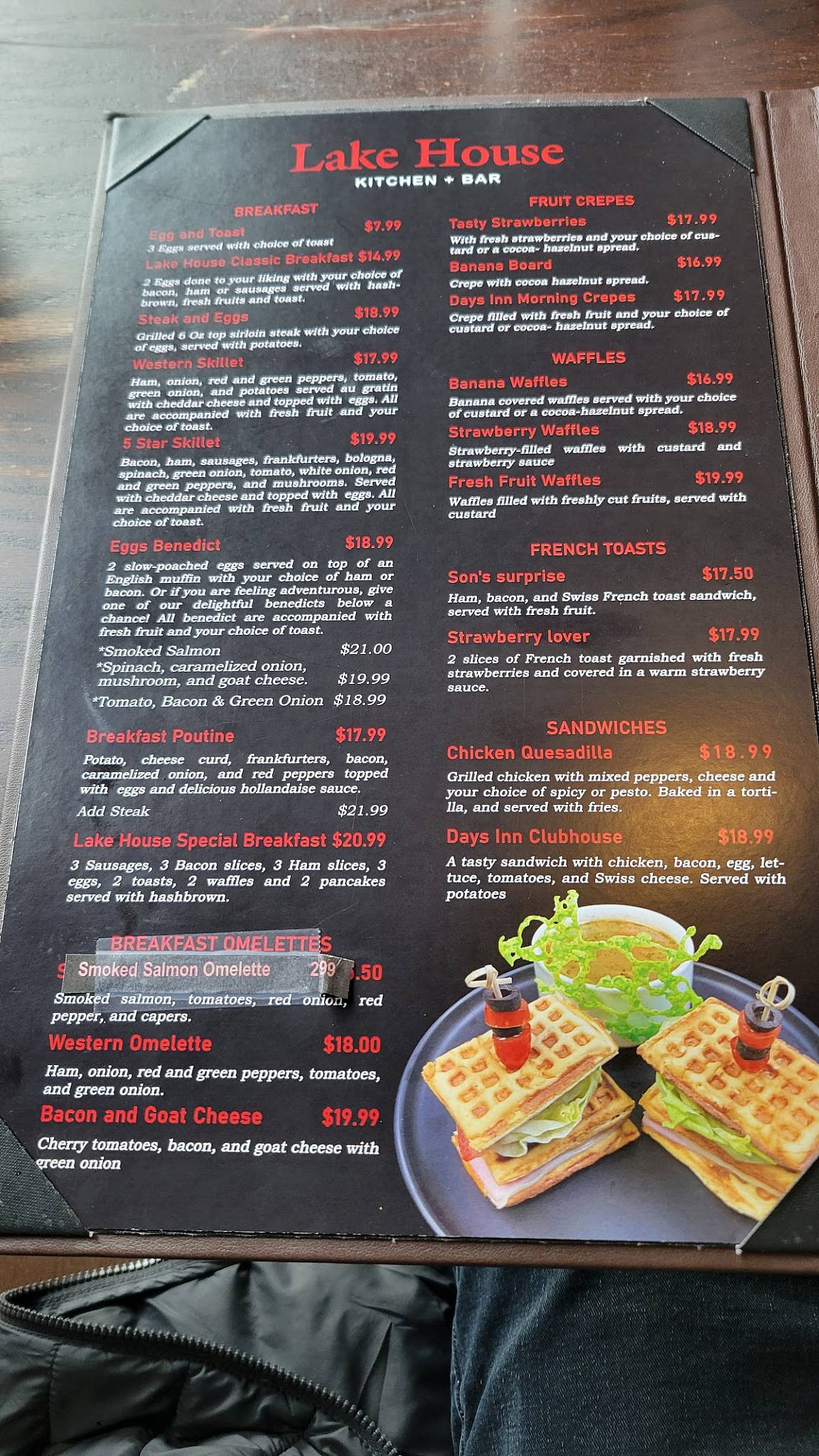 Menu at Lake House Kitchen + Bar, Sylvan Lake