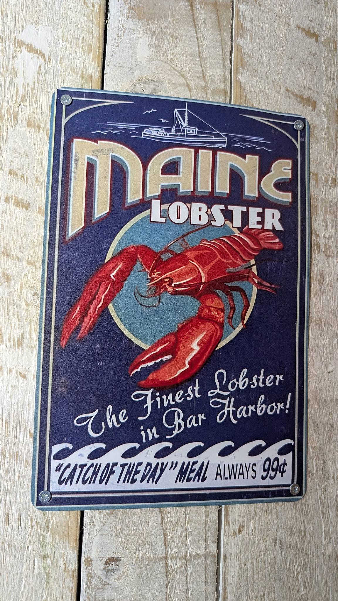 Menu at Lazy Lobster restaurant, Whitstable