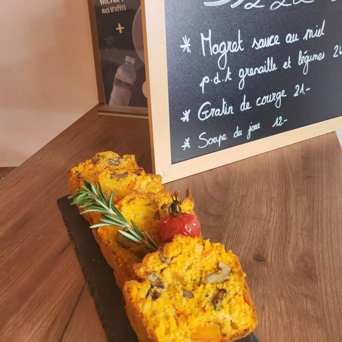 Menu da Le CouCou Rive, Ginevra