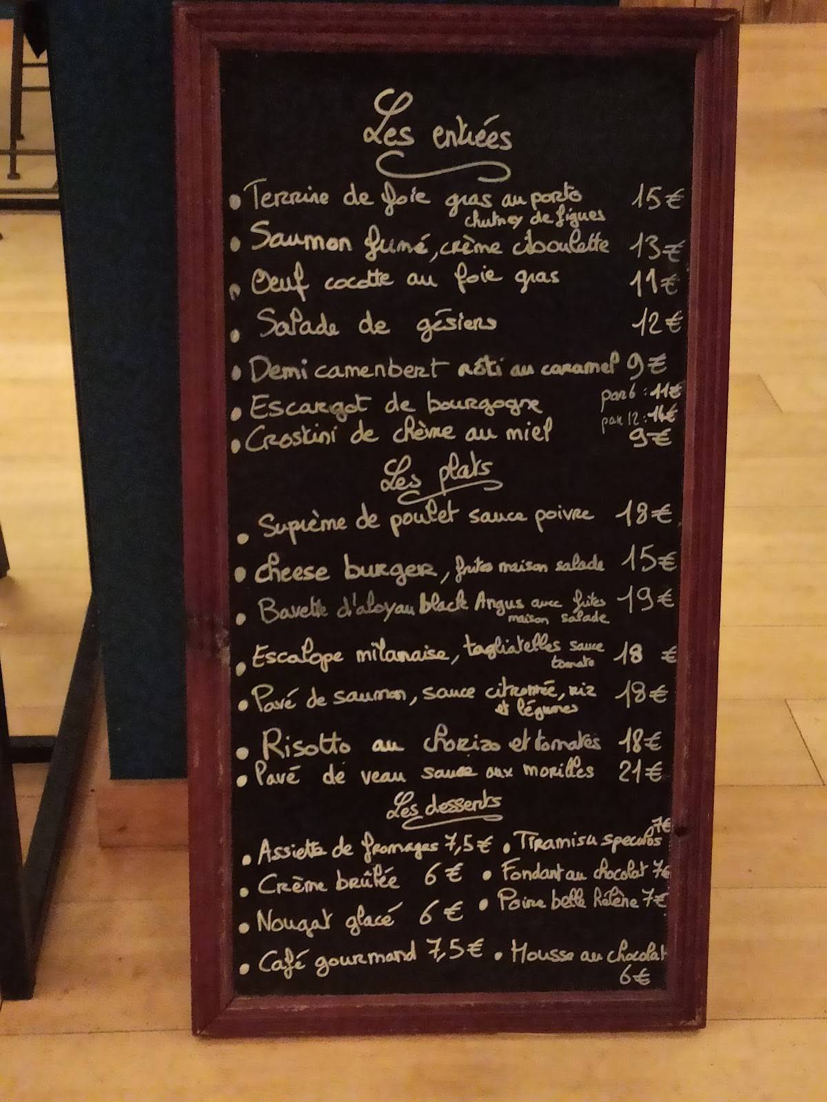 Menu au Le Milton Pub, Bois-le-Roi, 15 Rue des Grands Champs