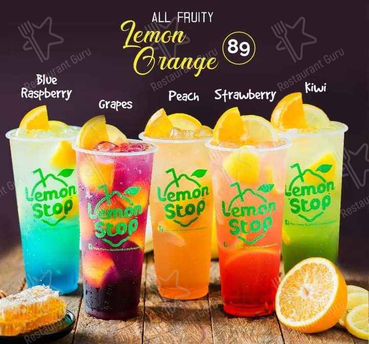 Menu at Lemon Stop pub & bar, Makati, Higher Ground Food Station