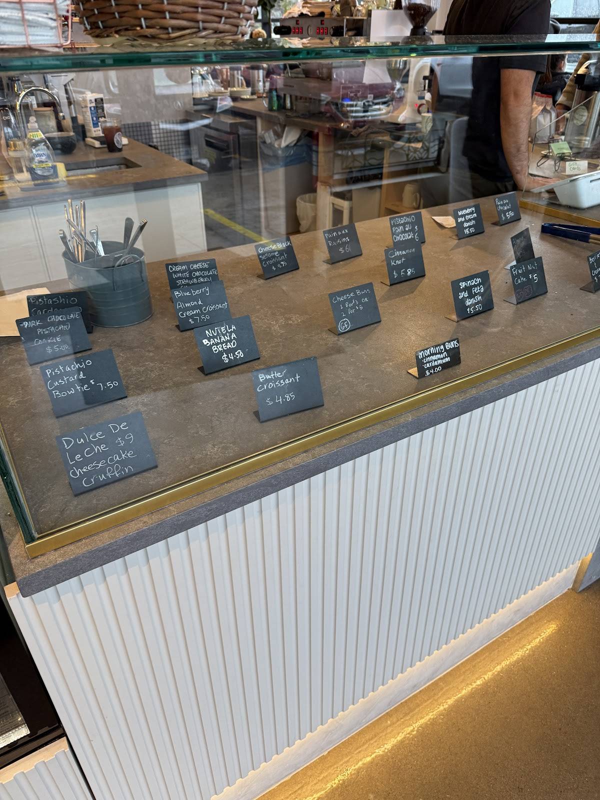 Menu at Lëvantic Bakery and Café, Bedford
