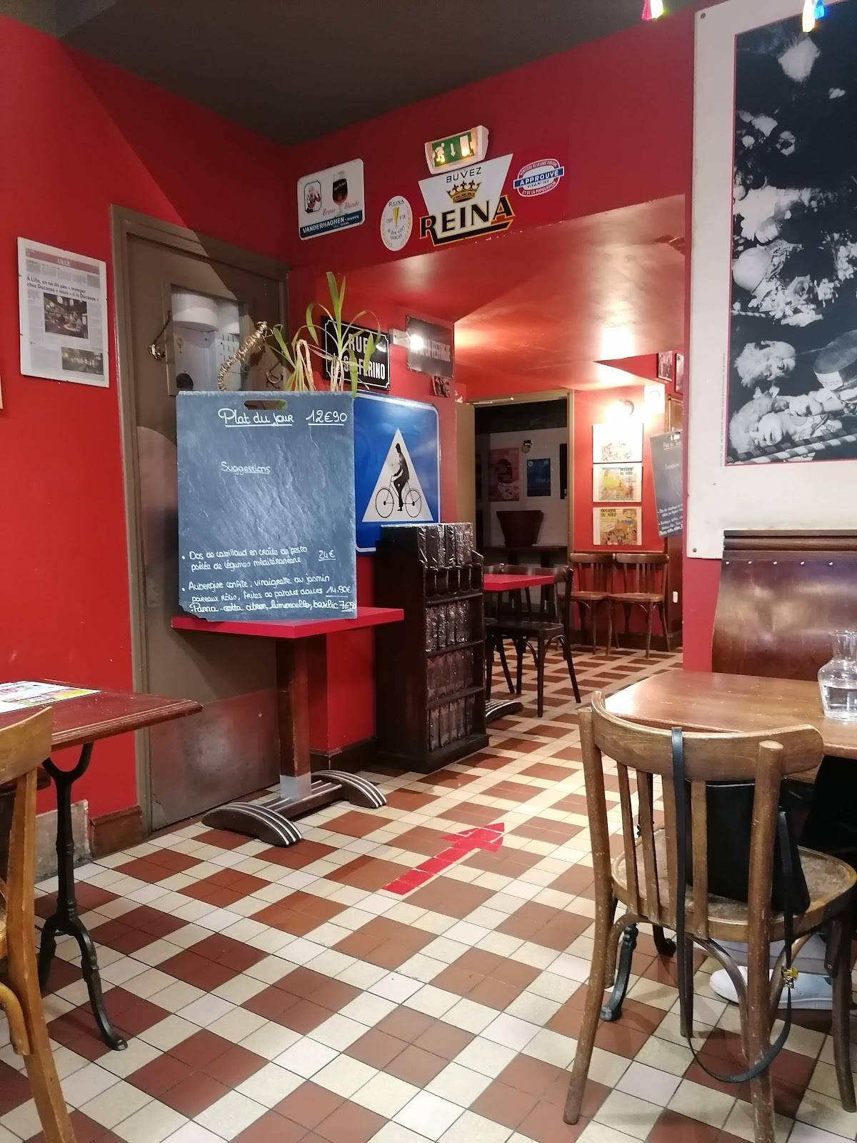 Menu au La Ducasse restaurant, Lille