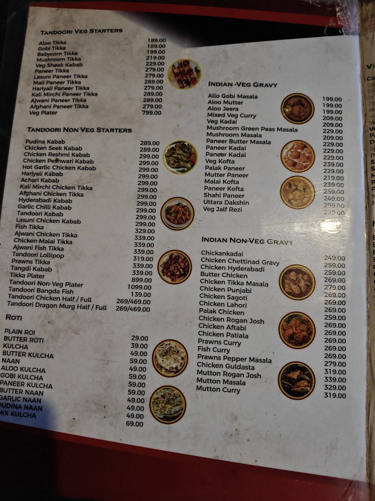 Menu at Limestone Hills Restaurant, Bengaluru