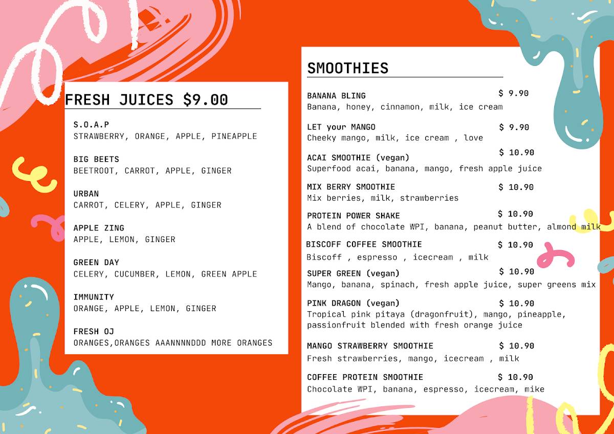 Menu at Little Barista Espresso Bar, Labrador, 3/39 Musgrave Ave