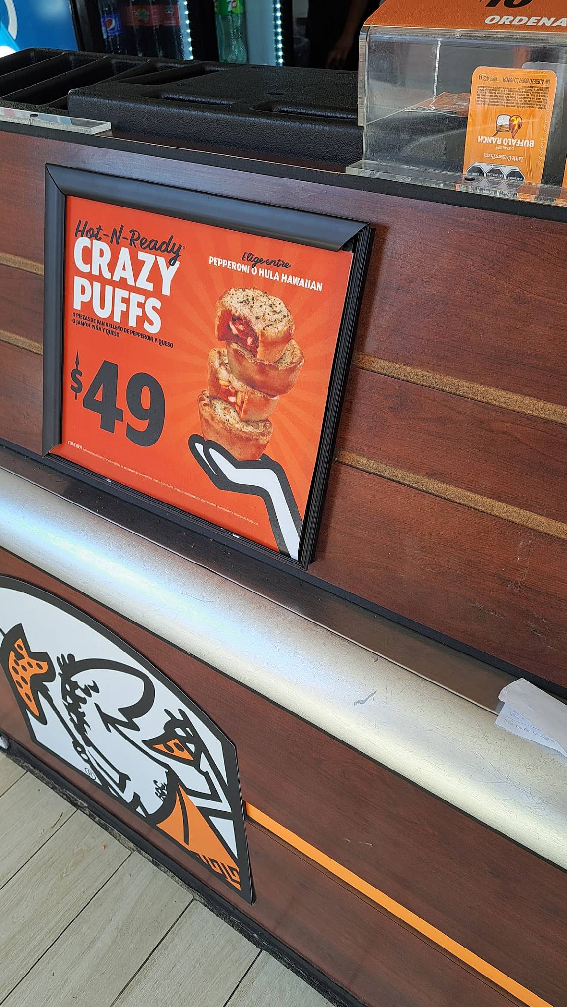 Carta de pizzería Little Caesars Prado, Tijuana, Blvd. Díaz Ordaz No. 12678