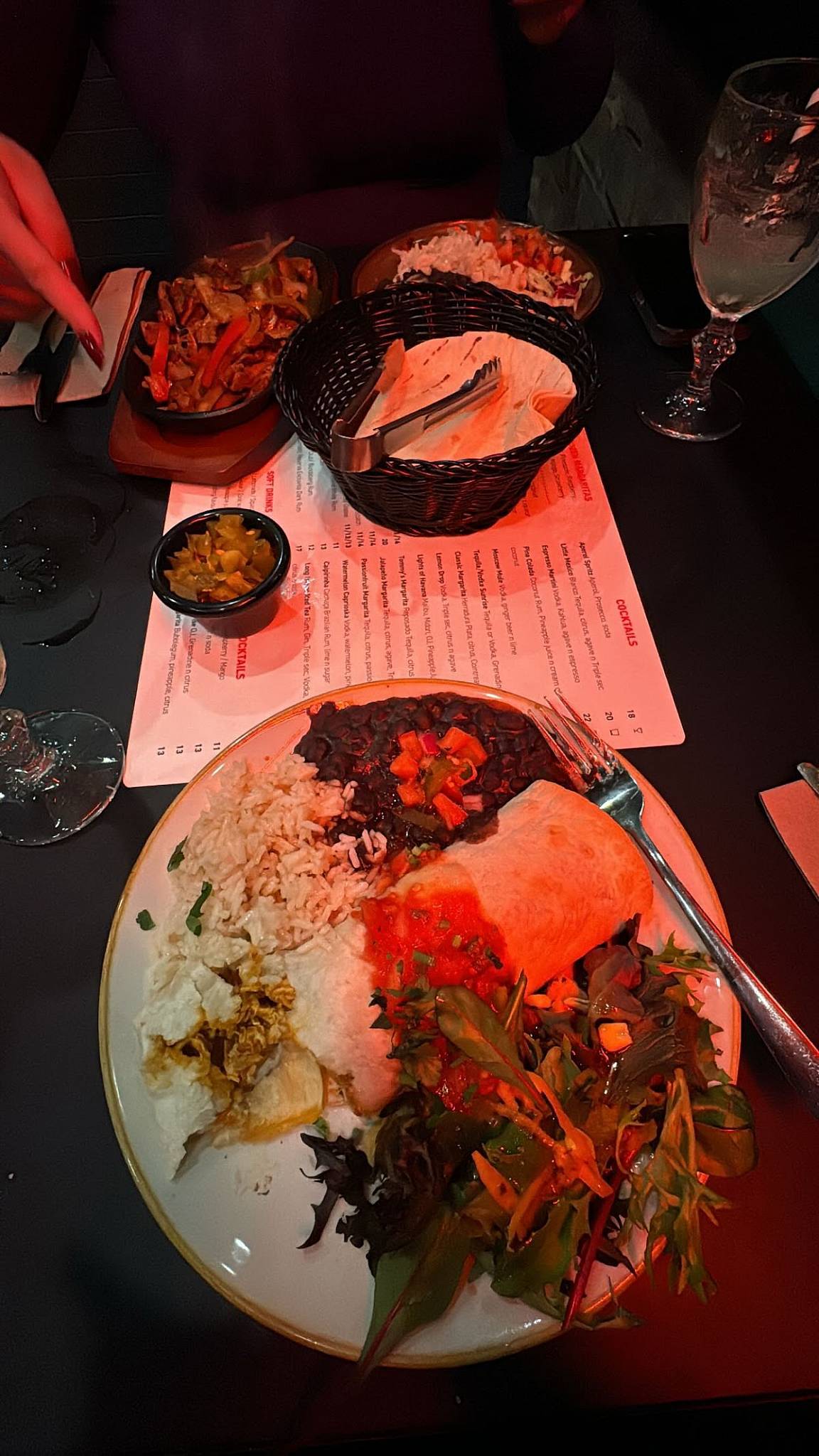 Menu at Little Mexico restaurant, Beaconsfield, 23 Woods St