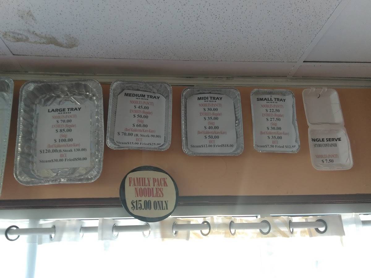 Menu at Little Ongpin restaurant, Los Angeles, Beverly Blvd