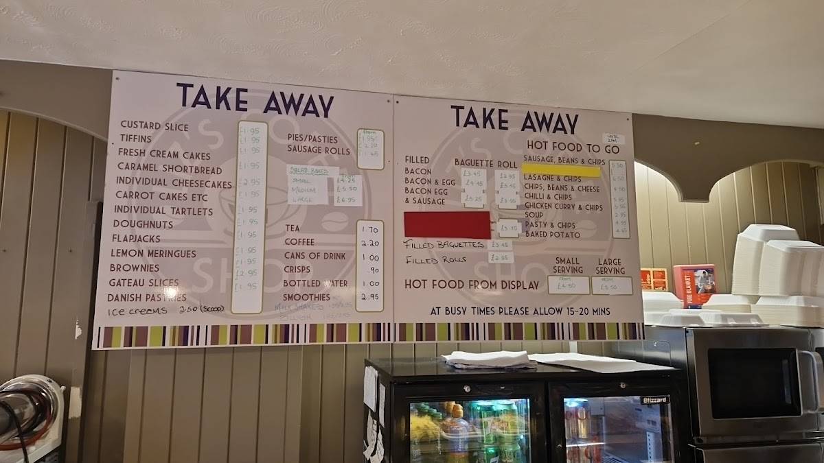 Menu at Liz's Bakery, Narberth, 12 High St