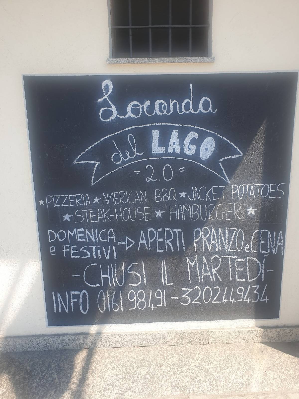 Menu da Locanda del Lago 2.0 ristorante con griglia, Viverone