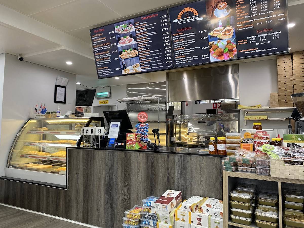 Menu at Erbil Bakery Pty Ltd, Kingston