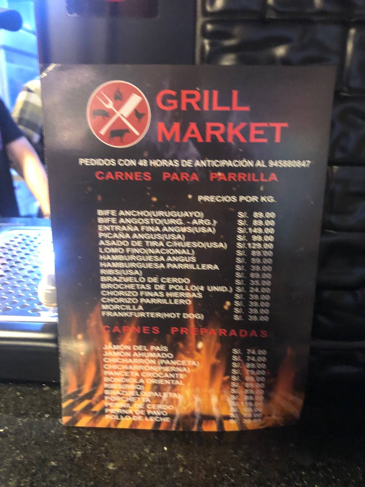 Carta del restaurante Los Ches, San Borja
