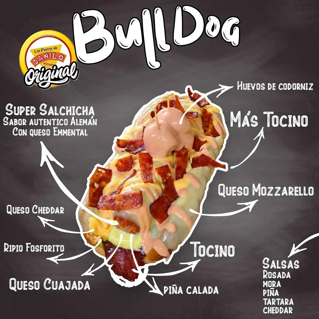 Carta del restaurante Los Perros De DaniLo, Pereira