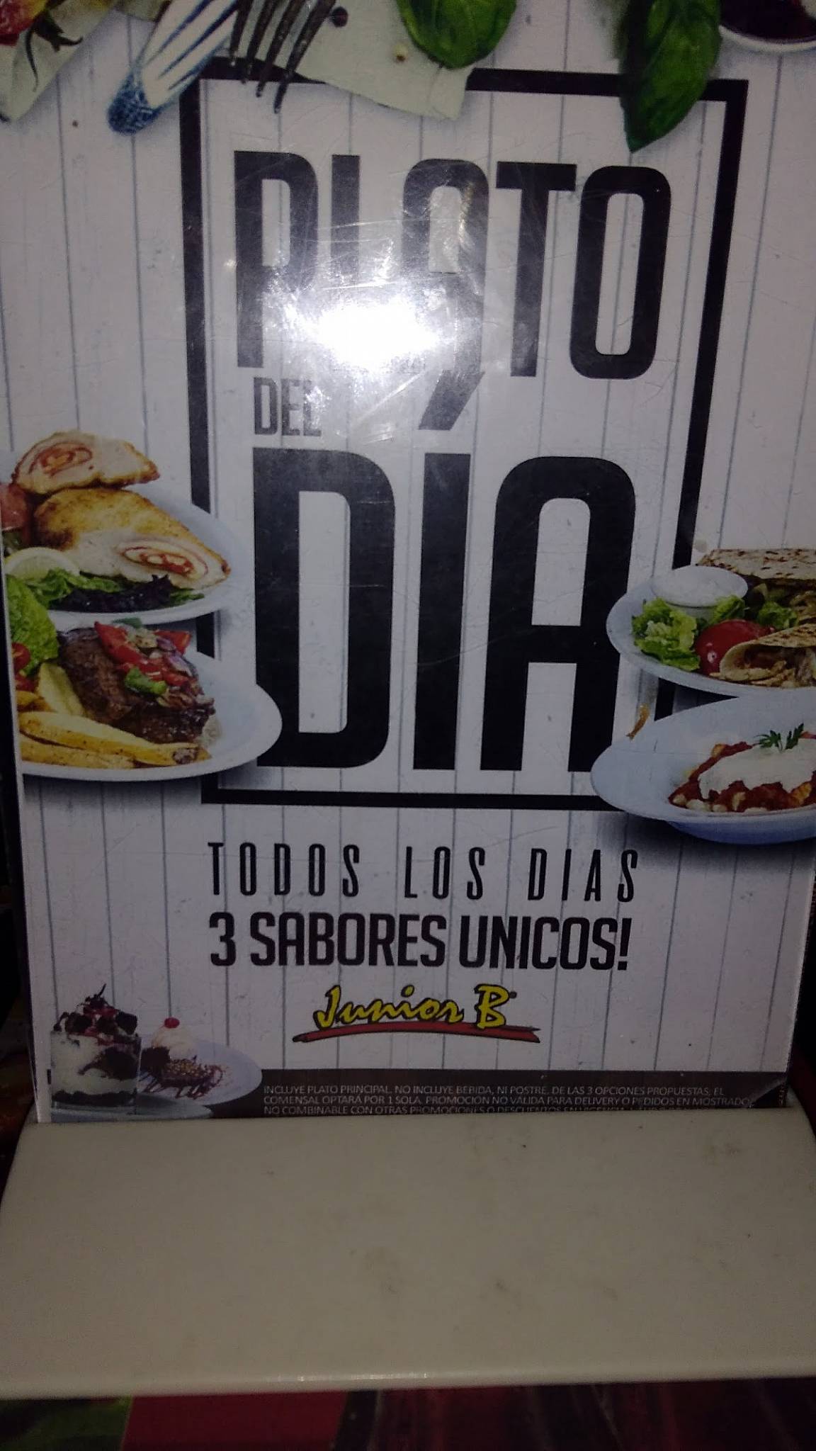 Menu at Lupe restaurant, La Falda