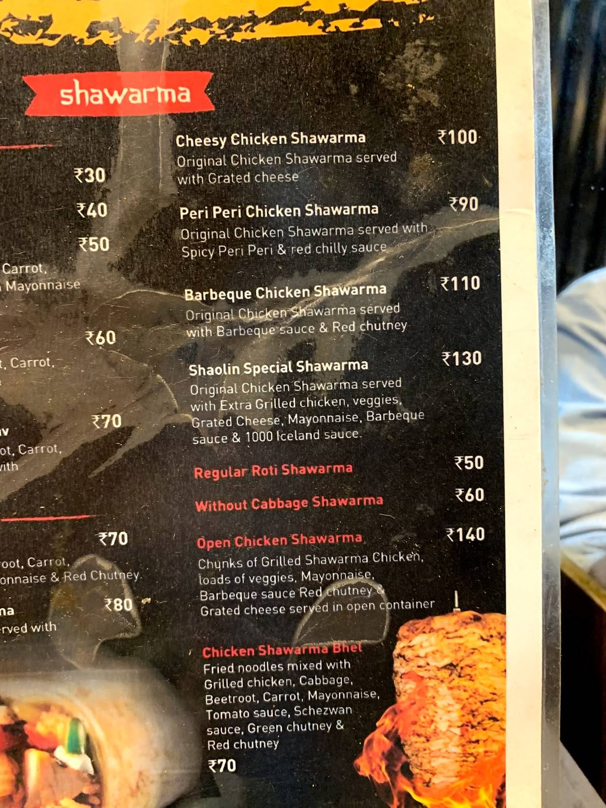 Menu at M.A.D SHAWARMA, Thane