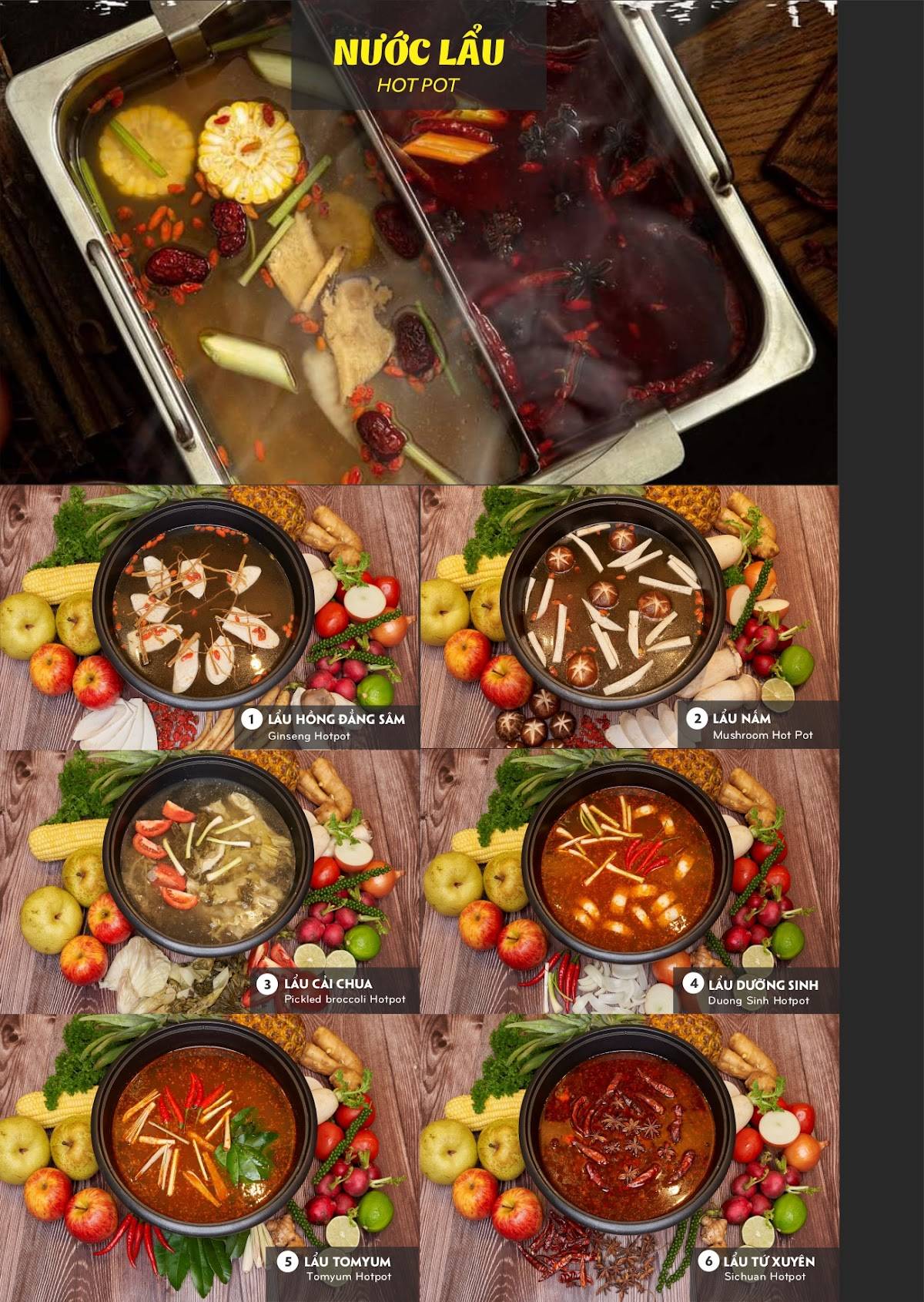 Carta del restaurante MAMA HOT POT Buffet (Chi Nhánh Võ Văn Kiệt), Đà ...