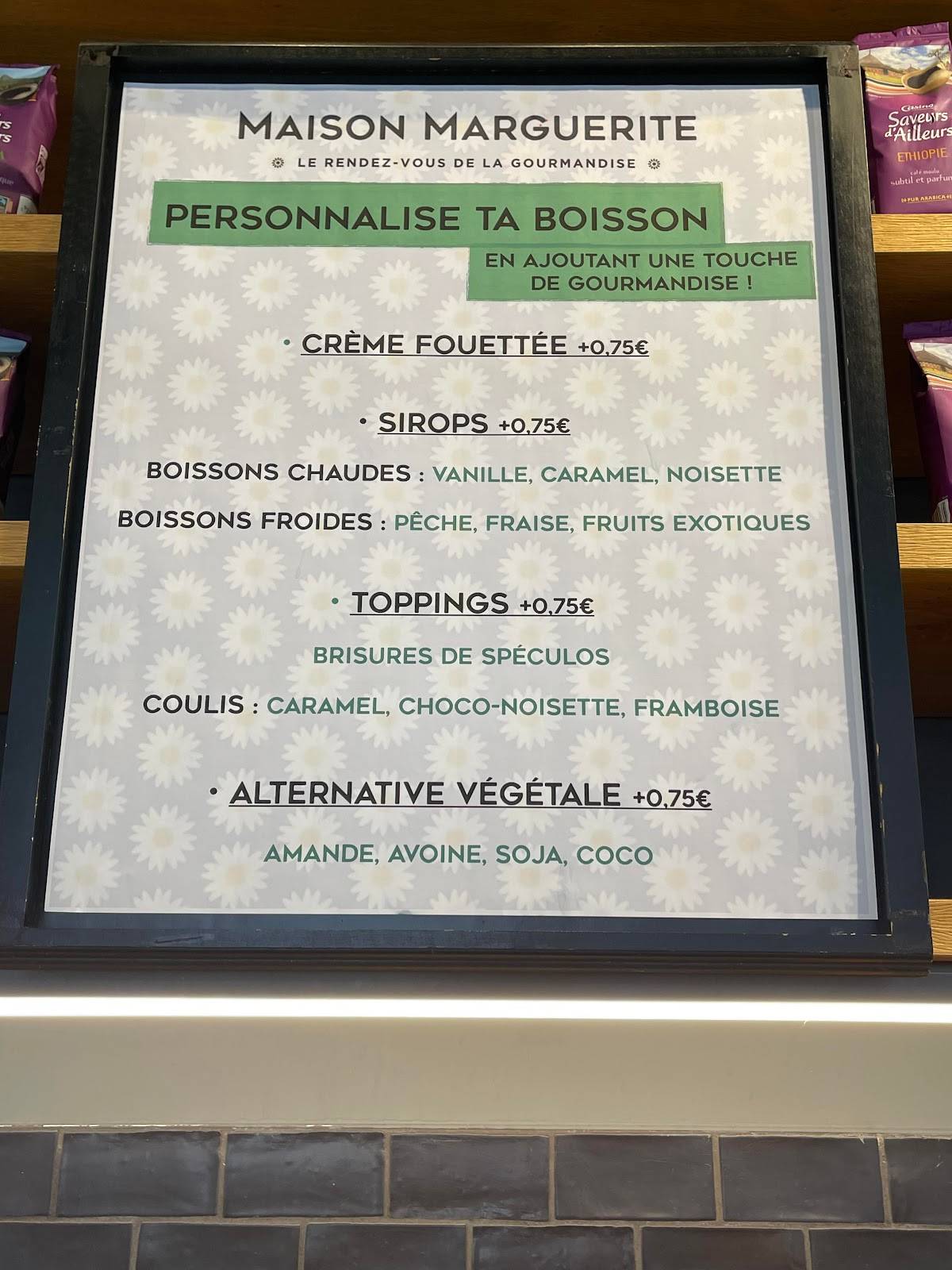 Menu au Maison Marguerite restaurant, Montpellier
