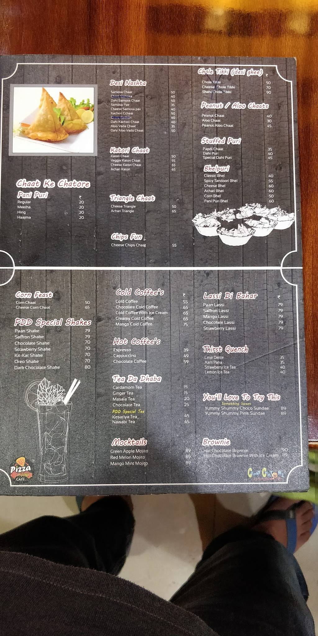 Menu at Majaa Thindi, Bengaluru, 711