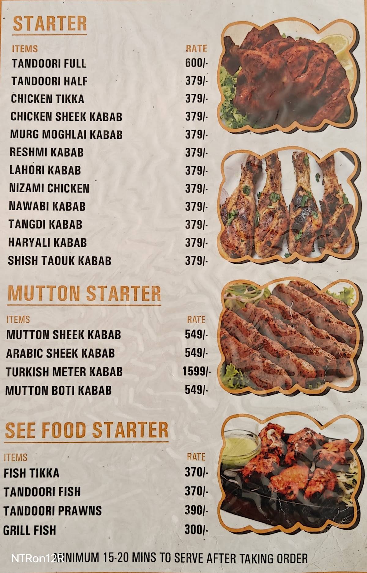 Menu at Mandi House Arabian Restaurant, Hyderabad, 249a