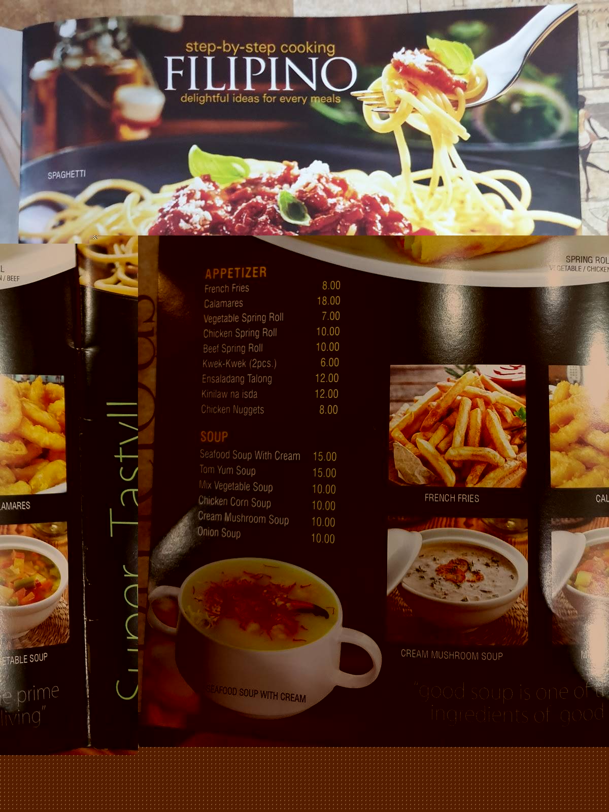Menu at Manila Pinoy Restaurant And Bakery, Abu Dhabi, E18-02