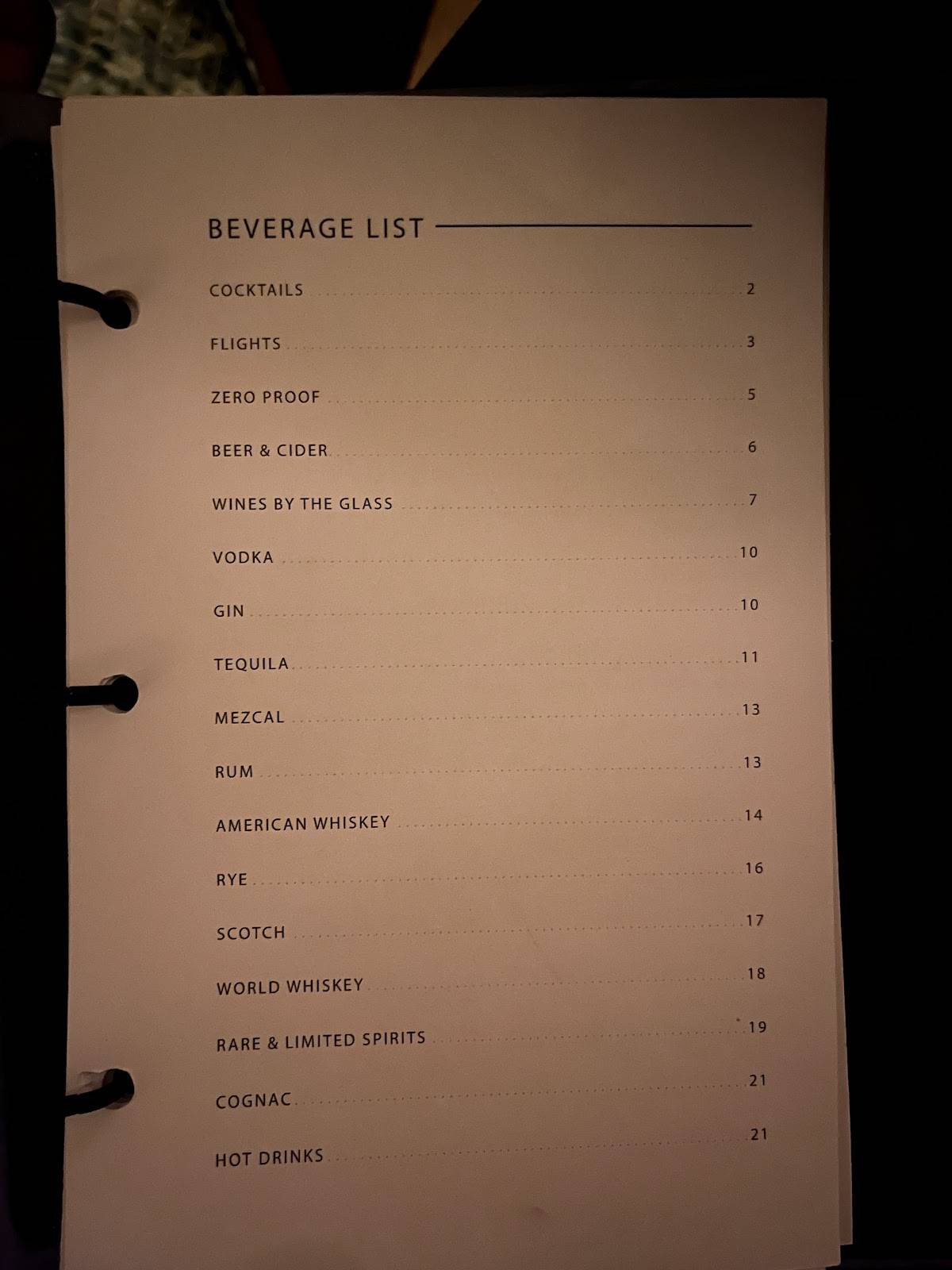 Menu at Marble Room Steaks and Raw Bar, Cleveland