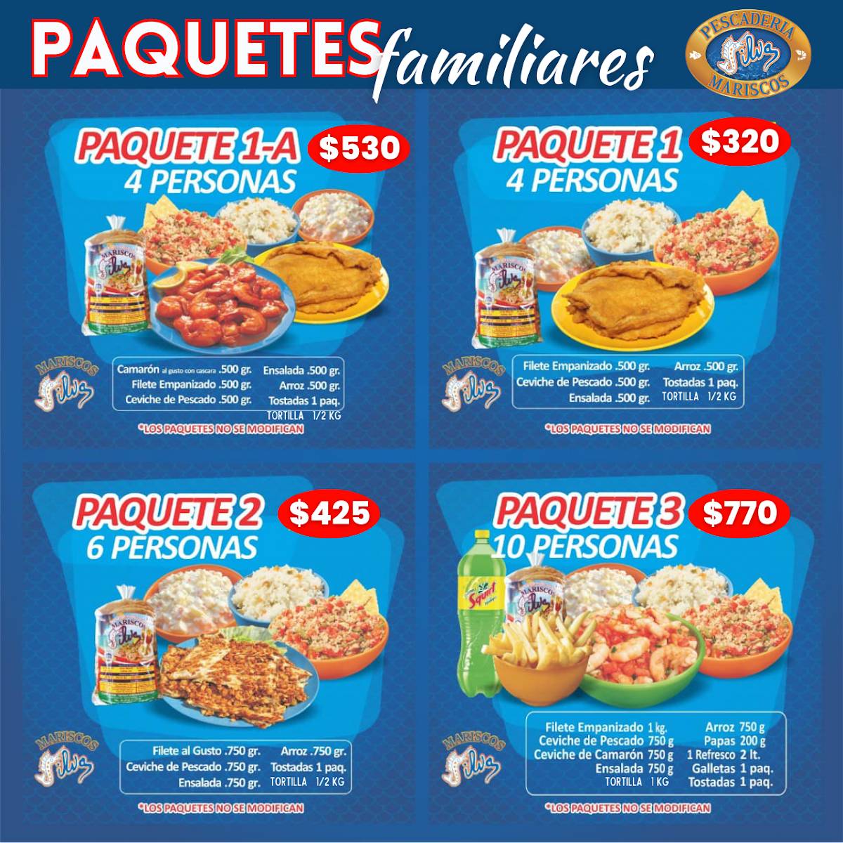 Carta del restaurante Mariscos Silva Av. Niños Héroes, Colima, Av ...