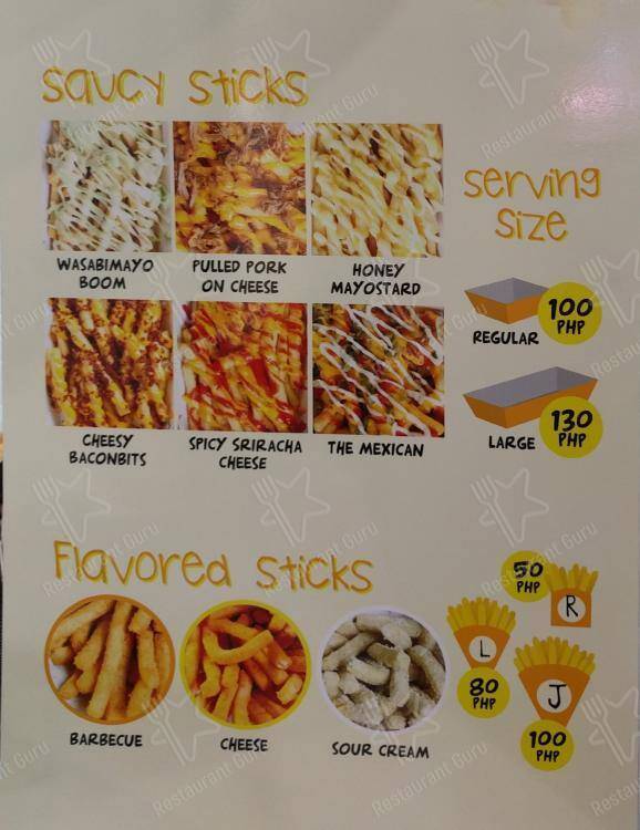 Menu at Momma's Fresh Lumpia restaurant, Quezon City