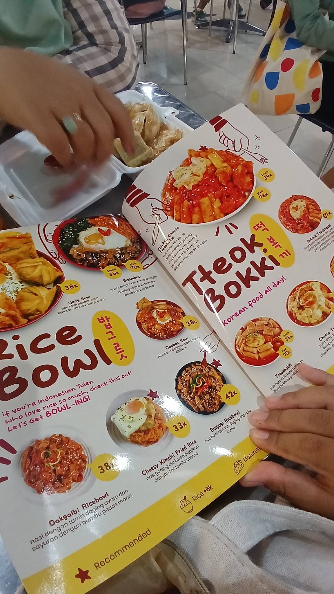 Menu at Masitda, Annyeong Market restaurant, Surabaya, Royal Plaza