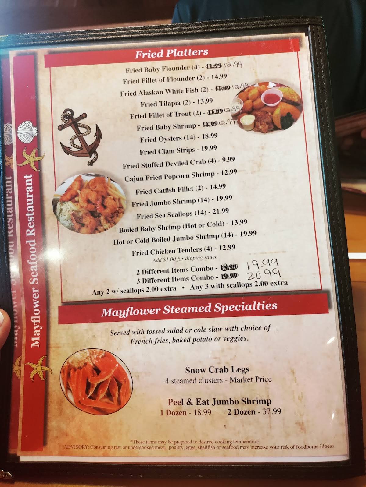 Menu at Mayflower Seafood Restaurant, Henderson