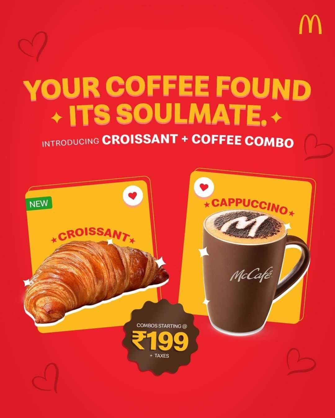 Menu at McDonald's, New Delhi, M2K Multiplex Community Centre