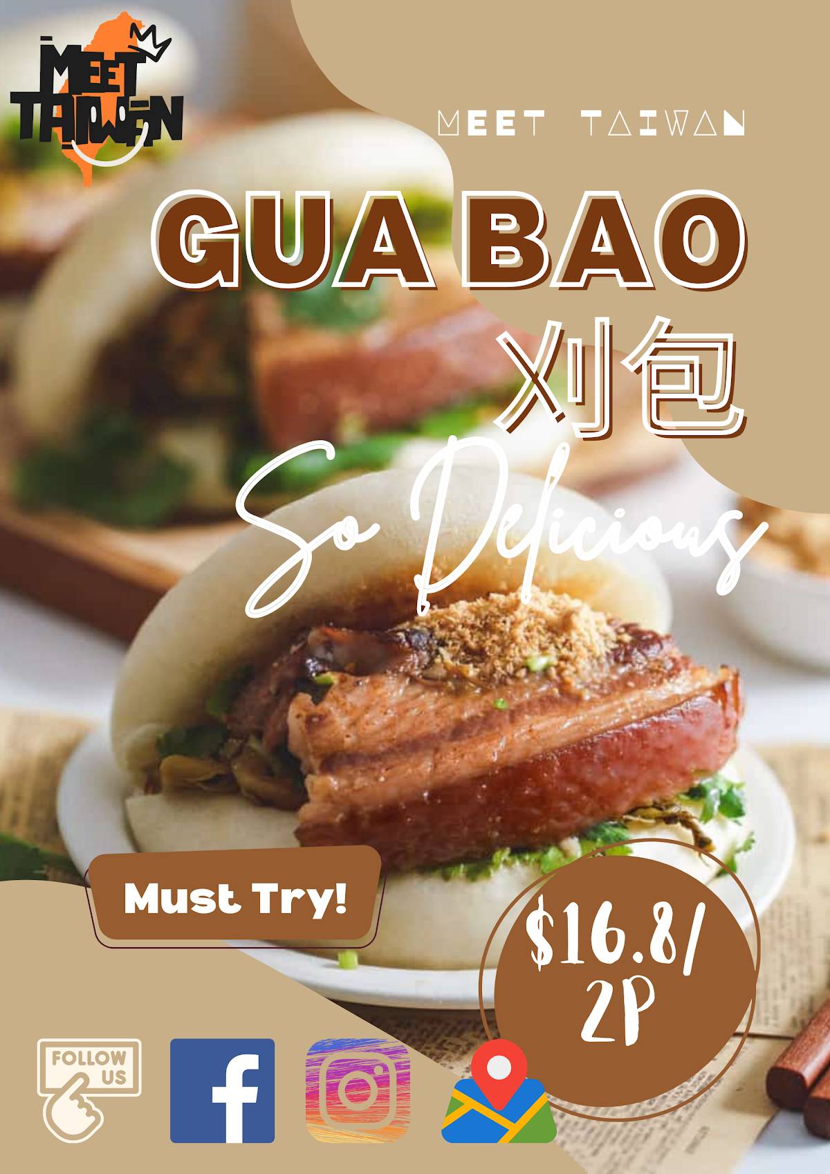 Menu at Meet Taiwan, Hurstville