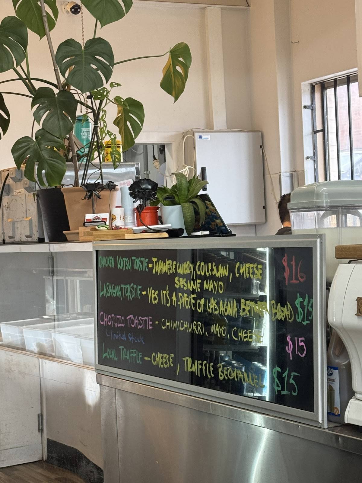 Menu at Melted Toasted Sandwich Emporium cafe, Fyshwick