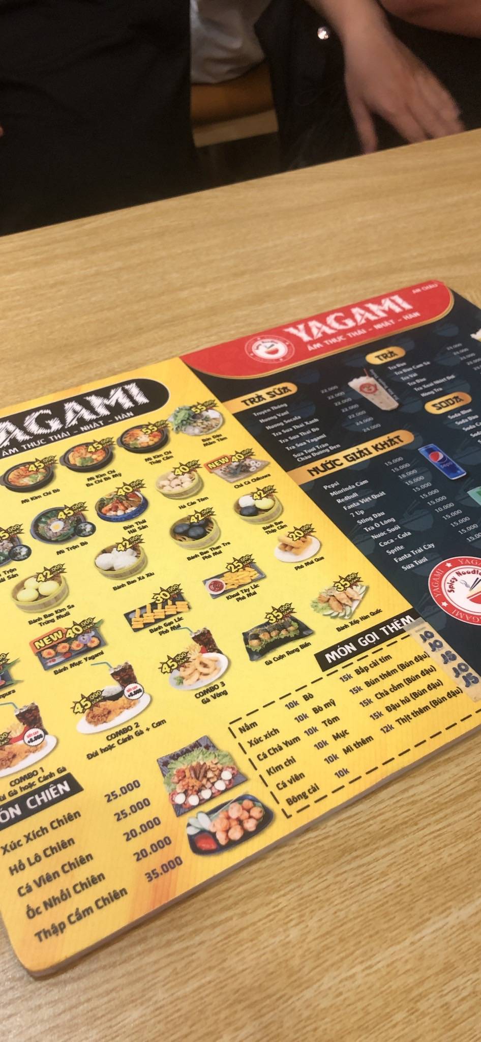 Carta del restaurante Mì cay Yagami An Châu Ẩm thực Lẩu Thái - Nhật ...