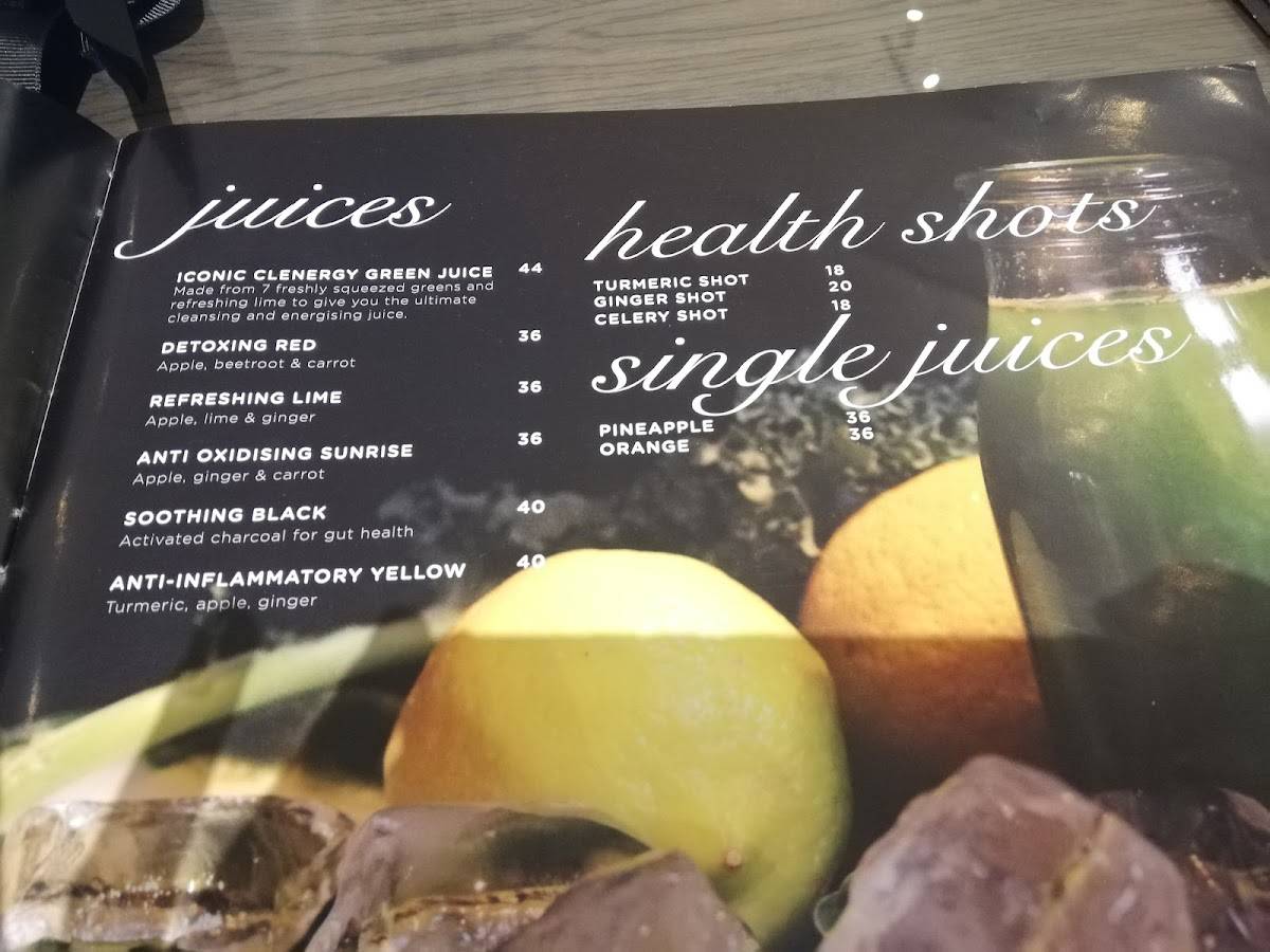 Menu at MiHa Melrose Arch restaurant, Johannesburg