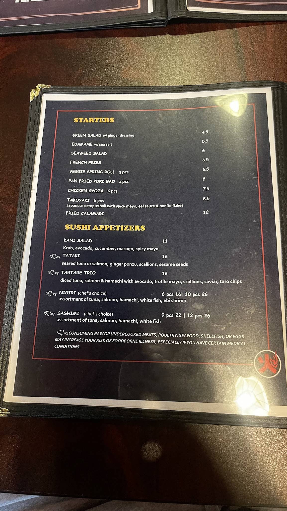 Menu at Naruto 88 Bistro restaurant, Miami