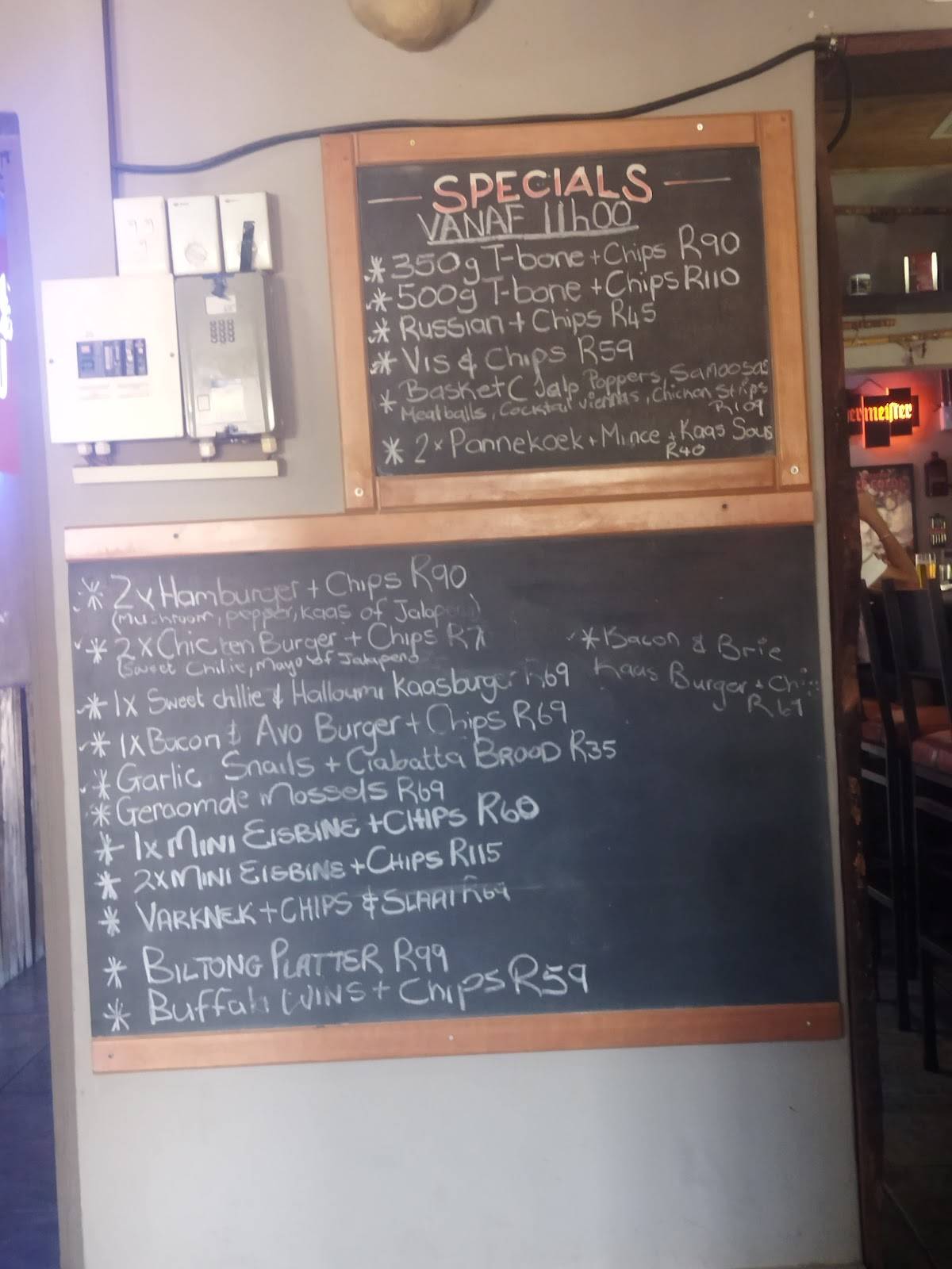 Menu at Watergat Pub & grill modimolle, Modimolle