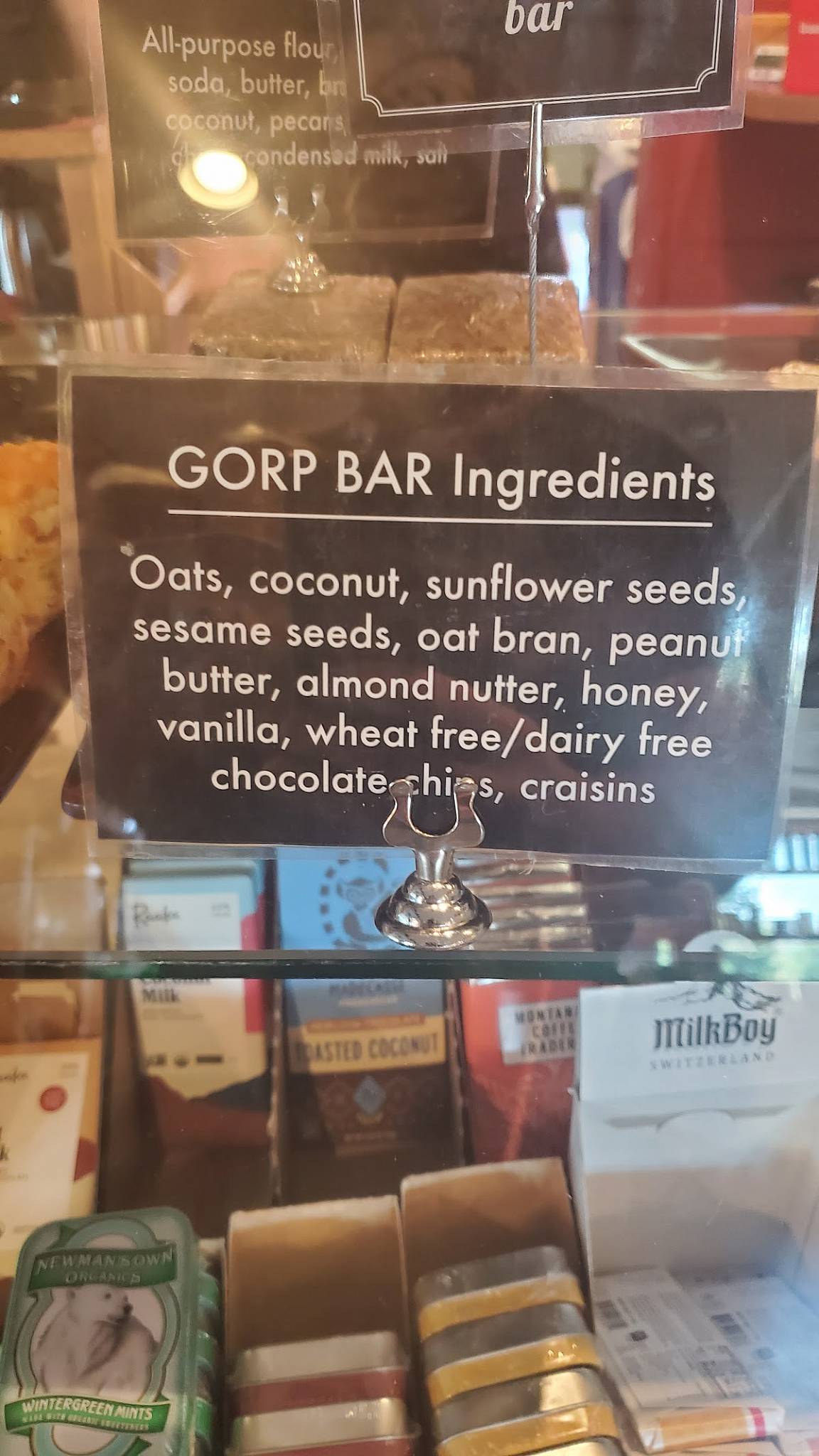 Menu at Montana Coffee Traders cafe, Columbia Falls