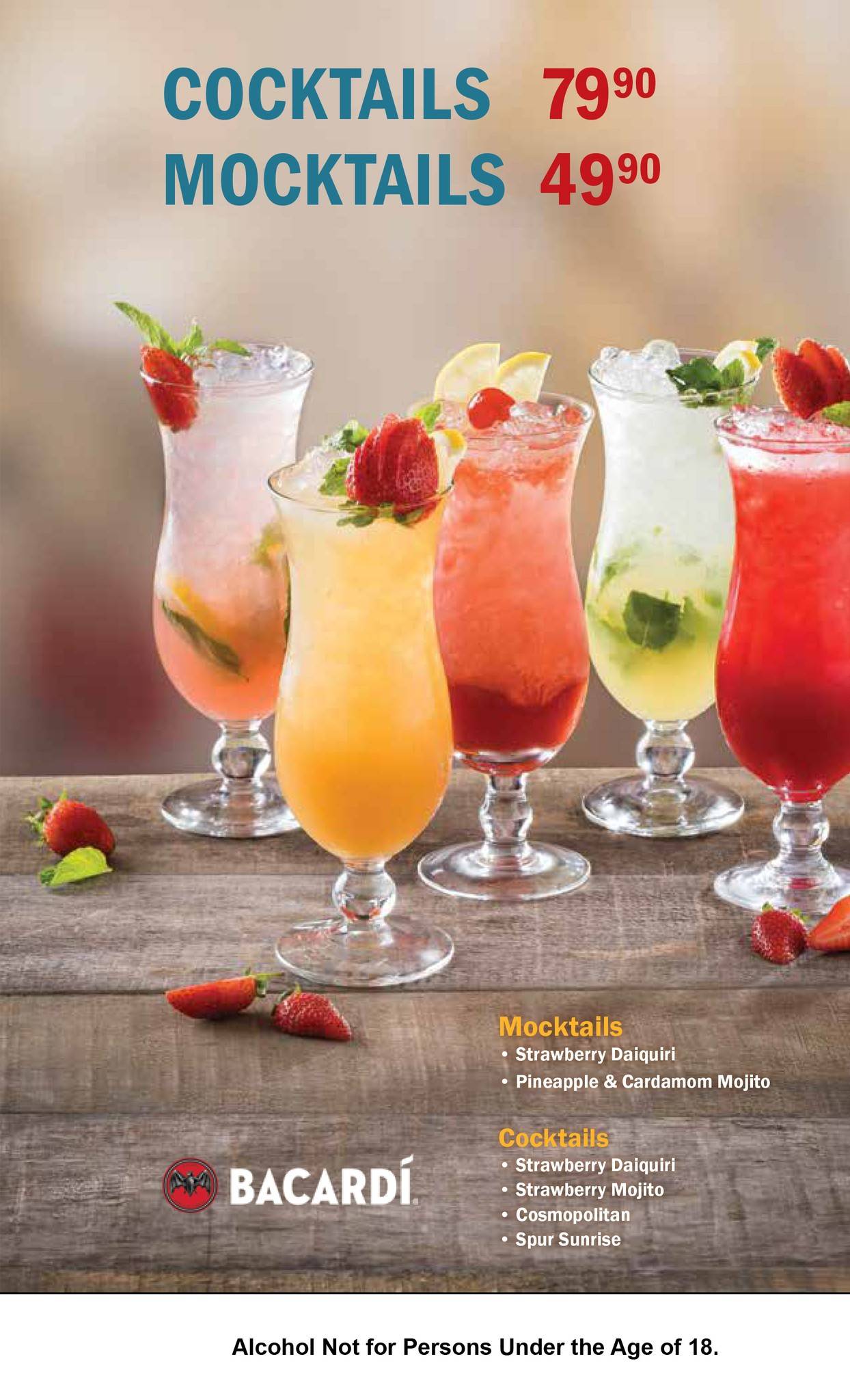 Menu at Mountain Cove Spur Steak Ranch restaurant, Durban, Shop 41 & US07