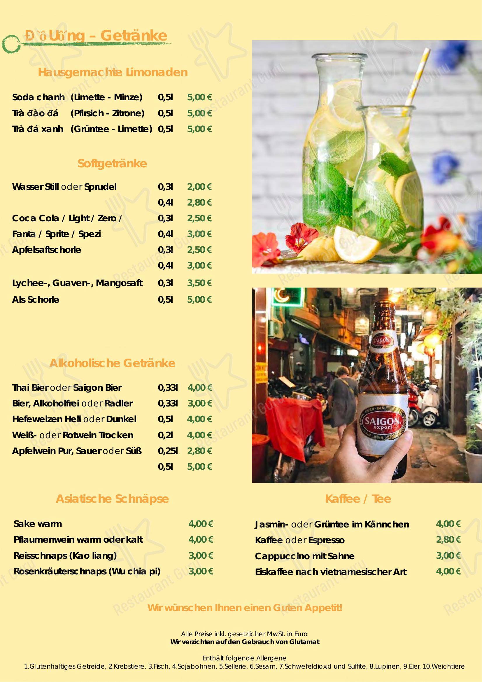 Speisekarte von Mr. Chan restaurant, Langen (Hessen)