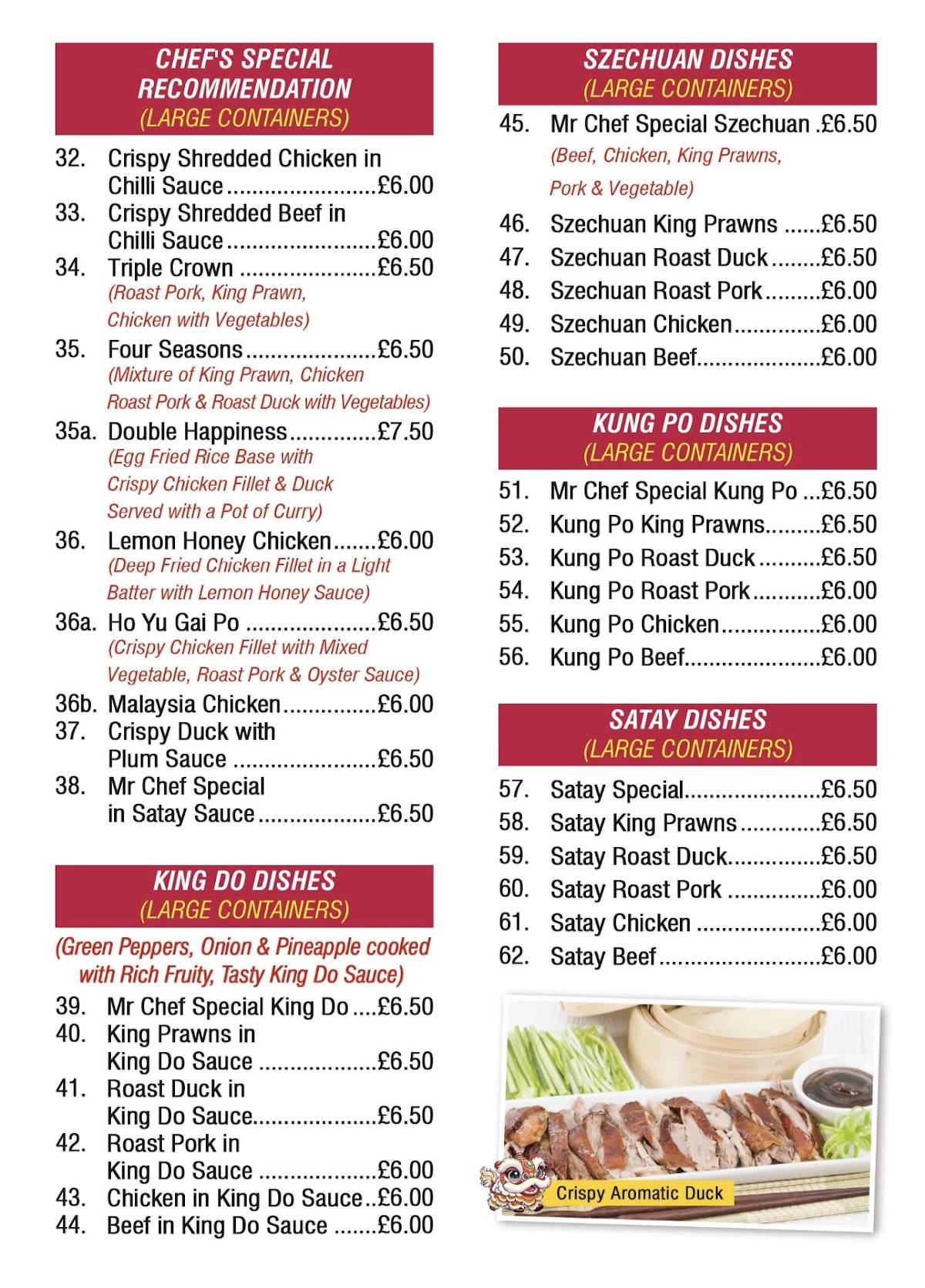 Menu at Mr Chef restaurant, Wolverhampton, 11 Blackhalve Ln