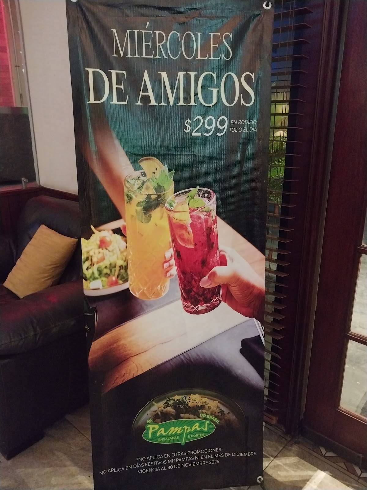 Carta del restaurante Mr Pampas Torreón, Torreón