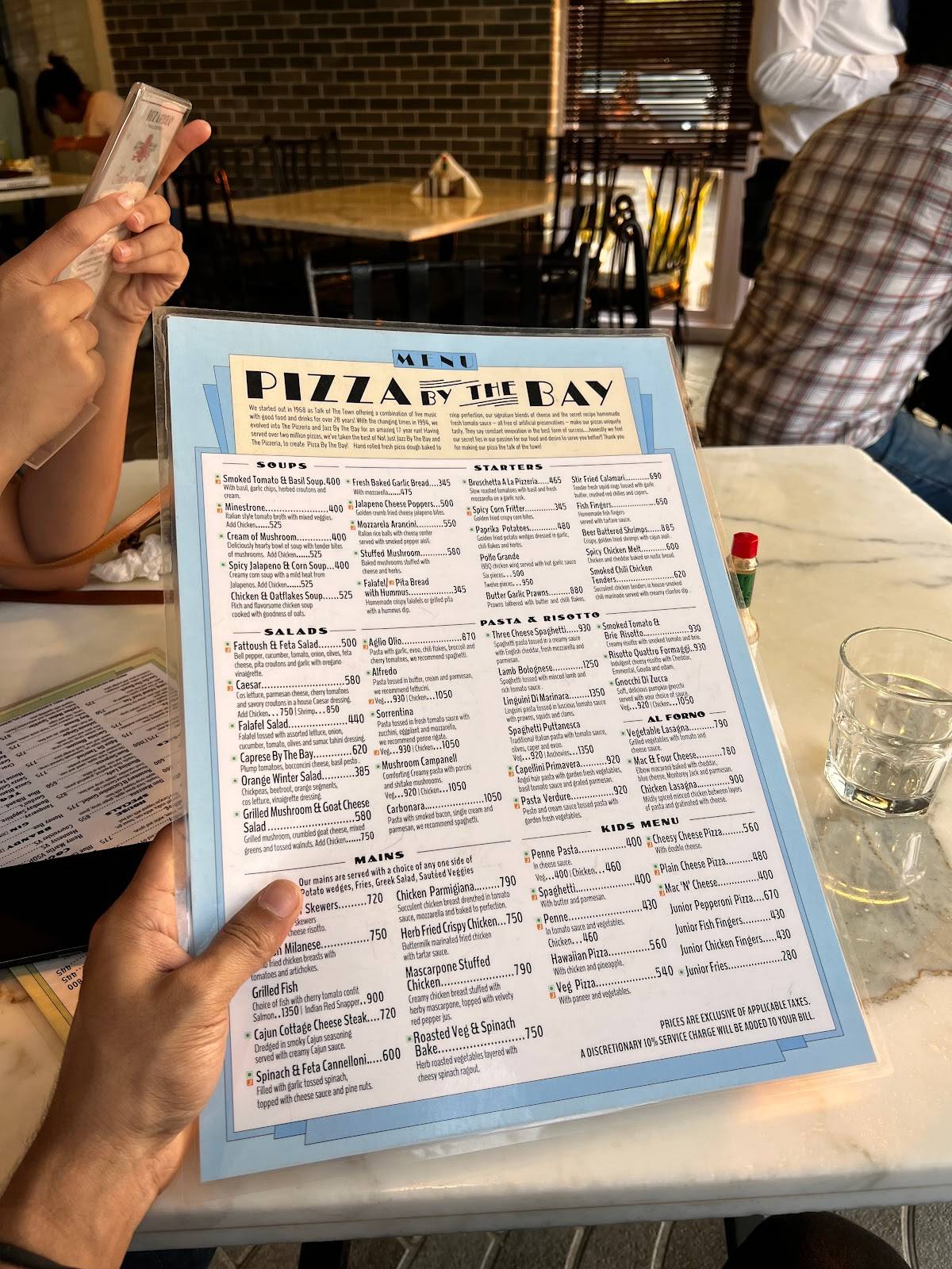 Menu at Pizza By The Bay, Mumbai