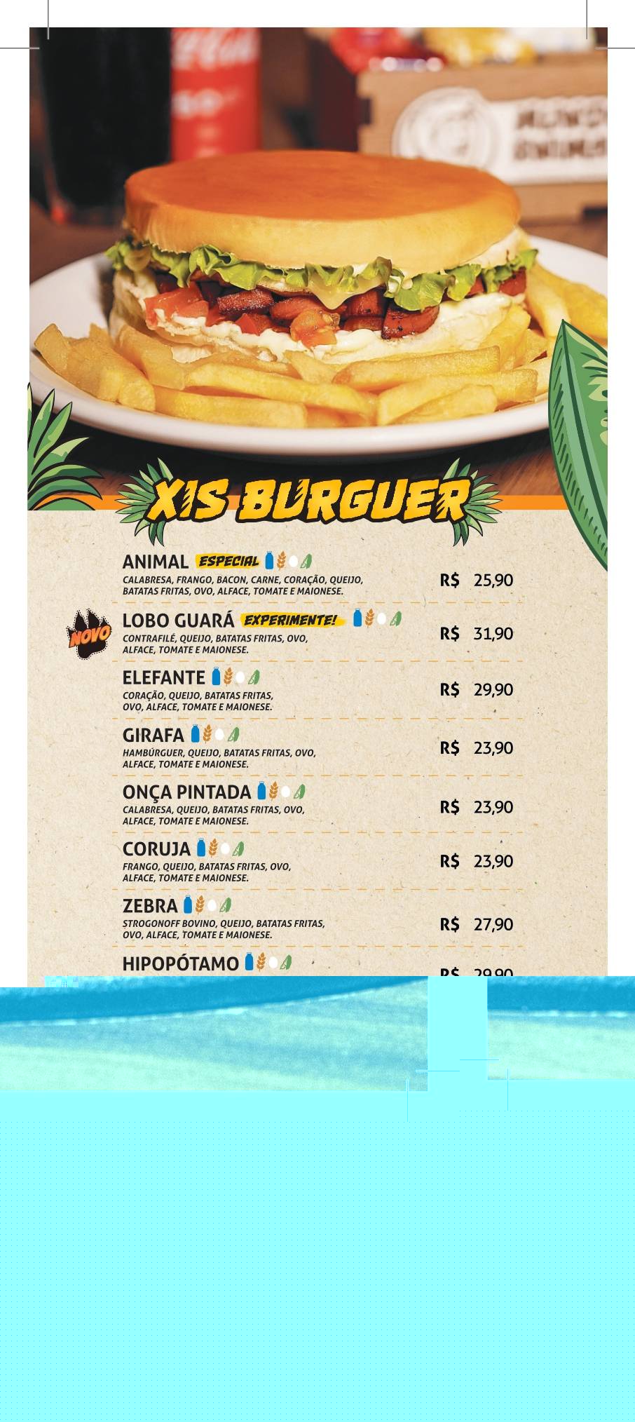 Menu em Mundo Animal Lanchonete Temática pub & Bar, Joinville